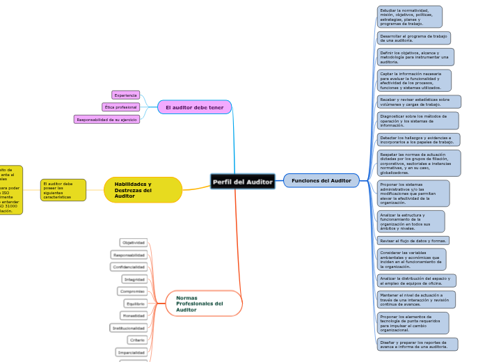 Auditor - Mind Map